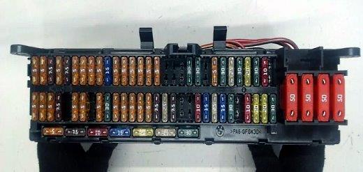 Sicherungskasten Belegung BMW X5 (E53), 1999 - 2006